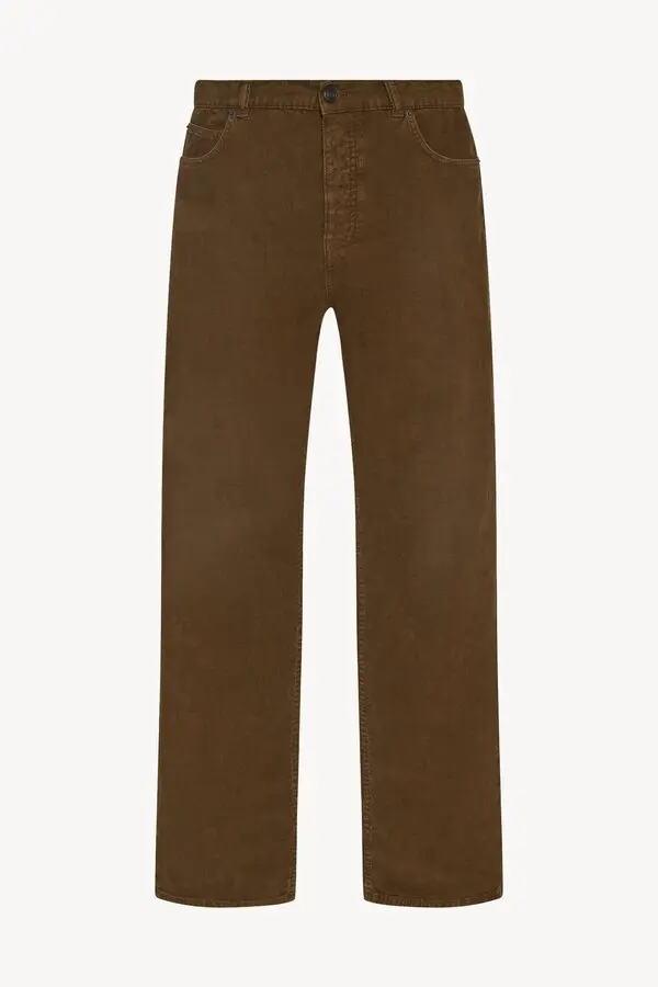 THE ROW Siouxie Corduroy Pant - Cinnamon