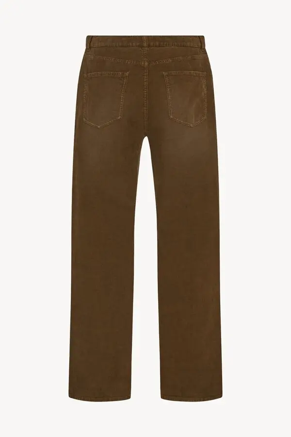 THE ROW Siouxie Corduroy Pant - Cinnamon