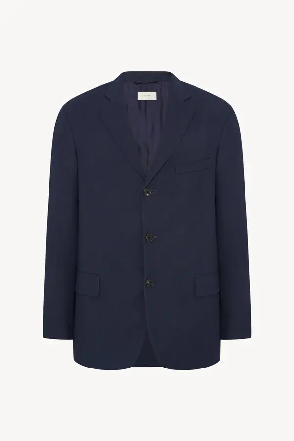 THE ROW Poe Jacket - Navy