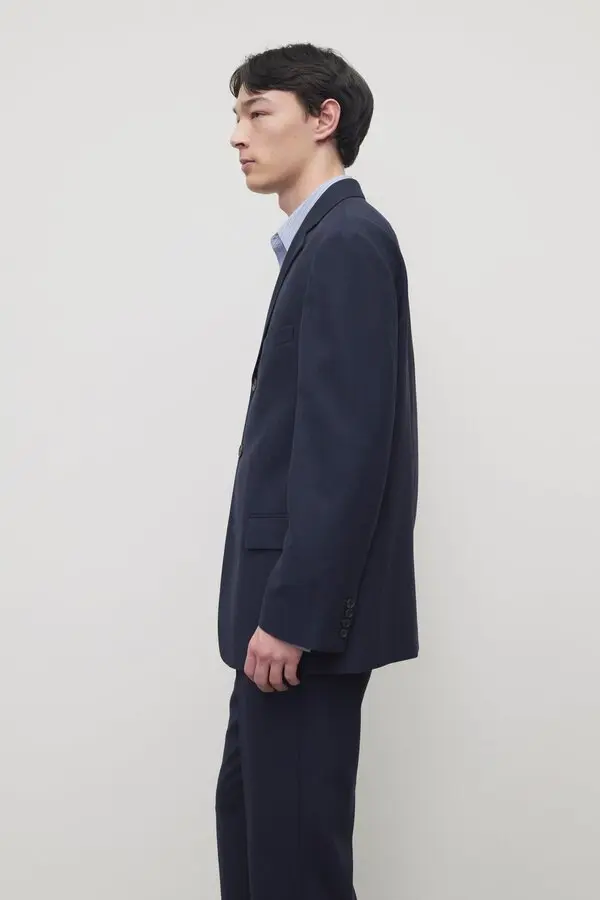 THE ROW Poe Jacket In Virgin Wool