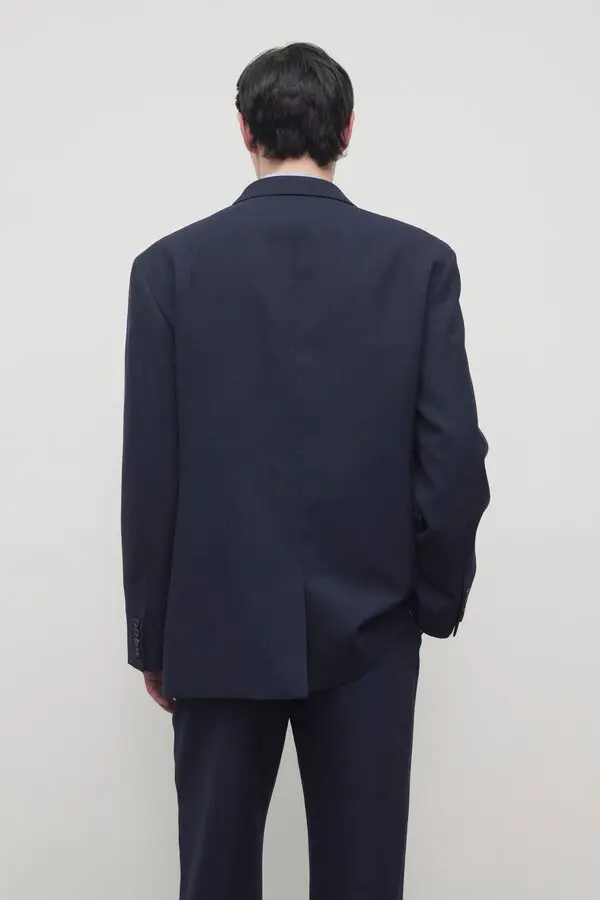 THE ROW Poe Jacket In Virgin Wool