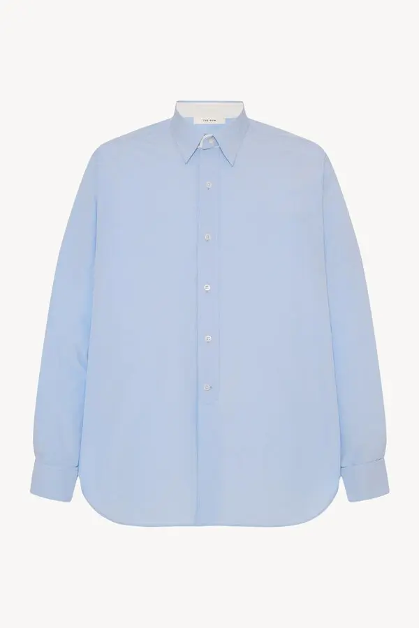 THE ROW Melchior Shirt - Ice Blue