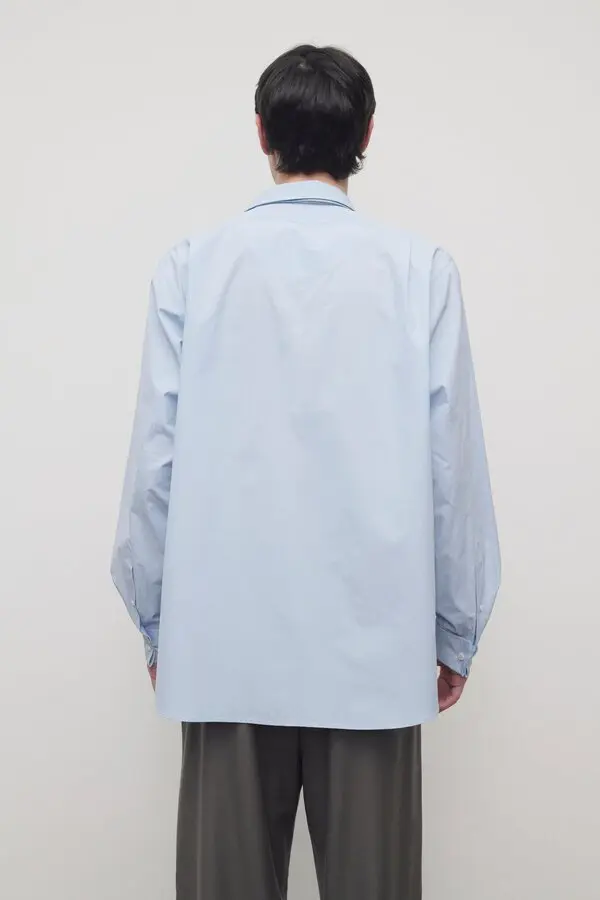 THE ROW Melchior Shirt - Ice Blue
