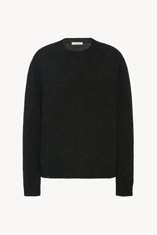 THE ROW Dumbo Cashmere Sweater - Charcoal