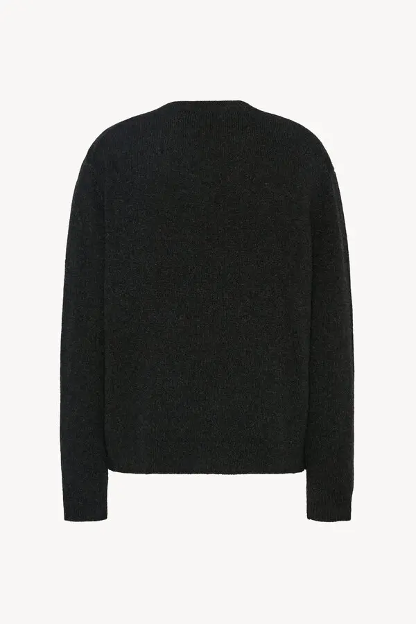 THE ROW Dumbo Cashmere Sweater - Charcoal