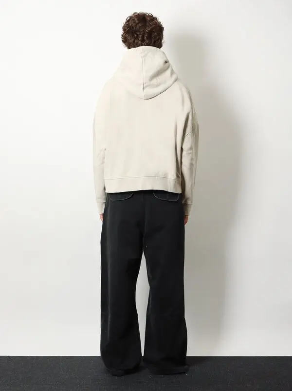 ENTIRE STUDIOS Eternal Zip Cotton Sweatshirt - Beige