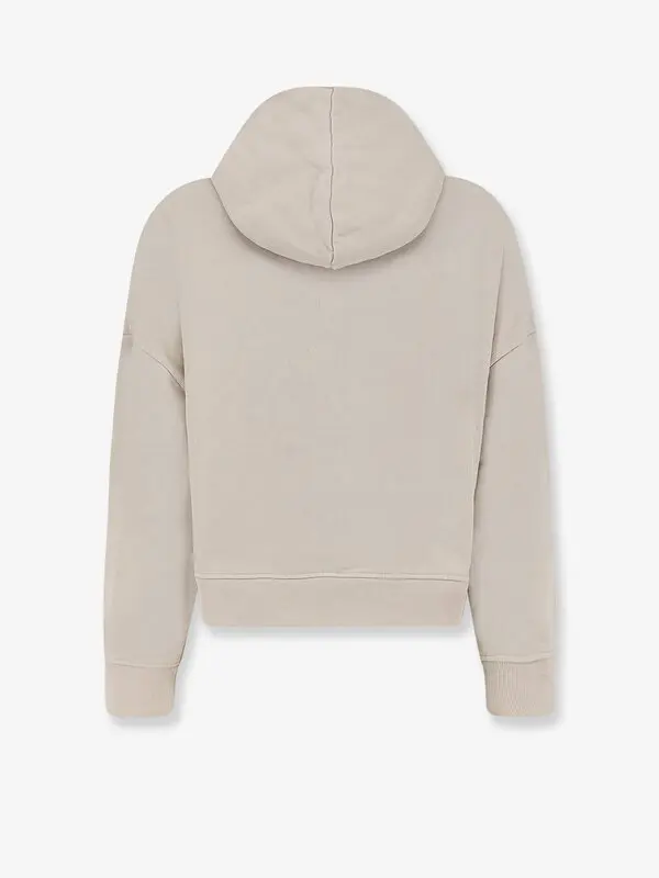 ENTIRE STUDIOS Eternal Zip Cotton Sweatshirt - Beige