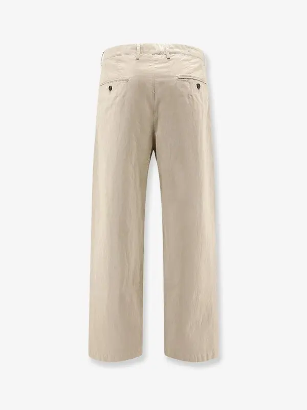 MASSIMO OSTI STUDIO Cotton Nylon Straight Leg Trousers