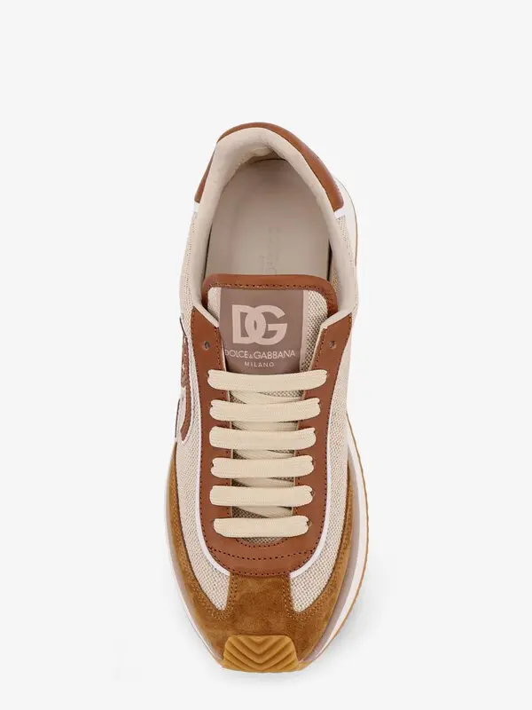 Dolce & Gabbana Canvas Sneakers With Side Logo