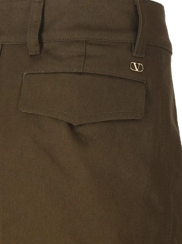 Valentino Garavani Cargo Cotton Trousers