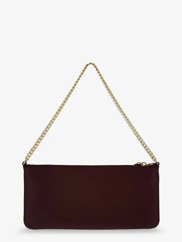 Pinko Horizontal Flat Leather Crossbody Bag