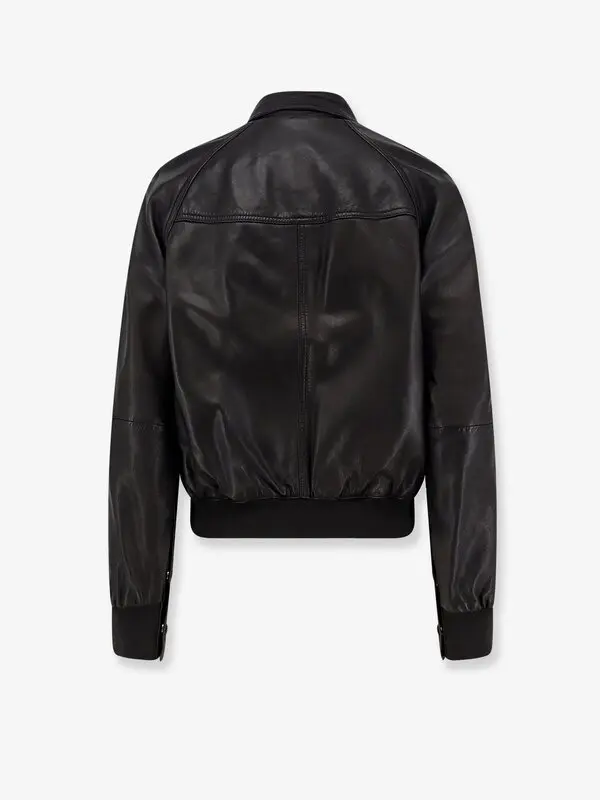 Pinko Barbra Leather Jacket