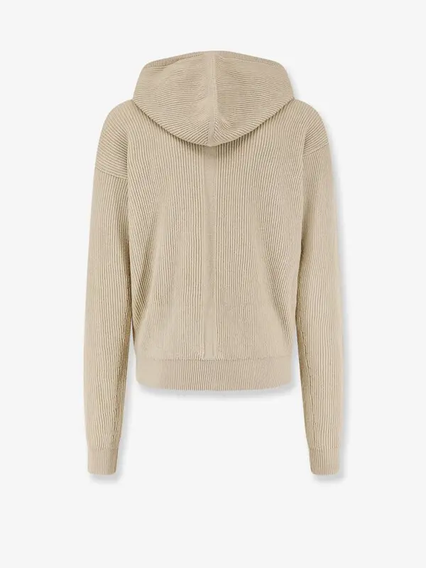 Rick Owens Virgin Wool Cardigan - Beige