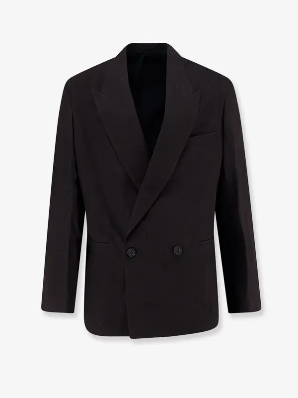 Studio Nicholson Blazer In Viscose And Linen Blend