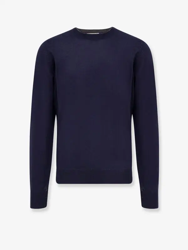 Brunello Cucinelli Cashmere And Silk Sweater - Blue