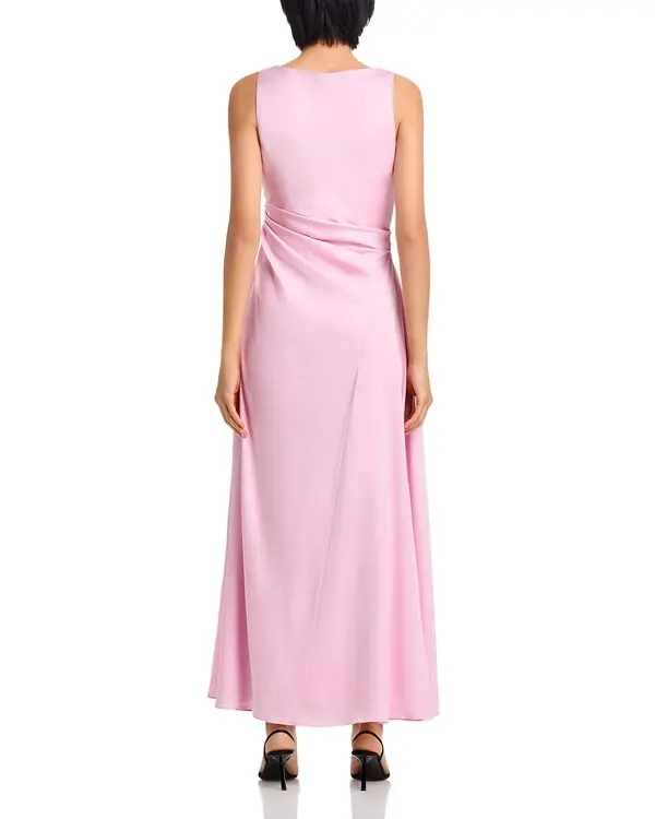 Simkhai Melaney Satin Gown - Tulip