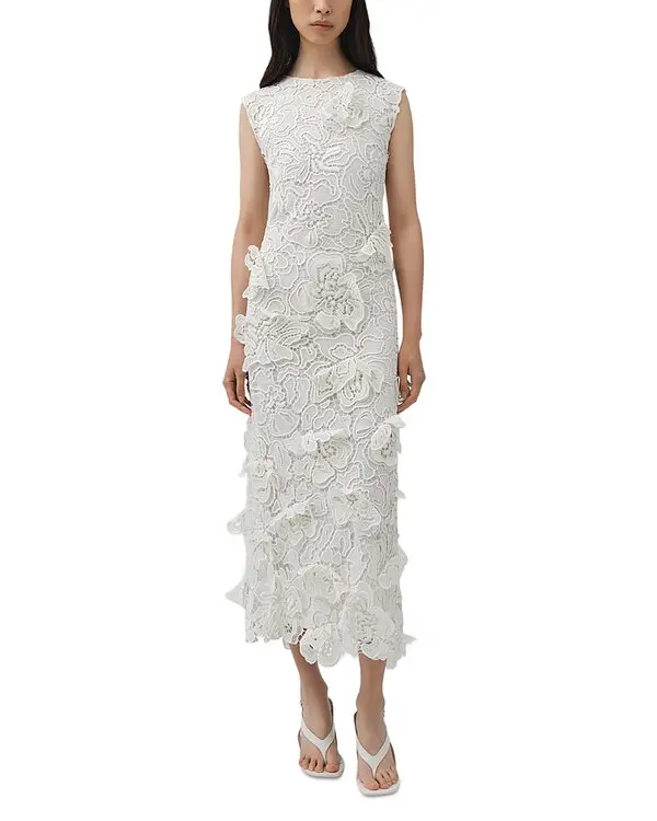 Simkhai Dahlia Lace Dress - White