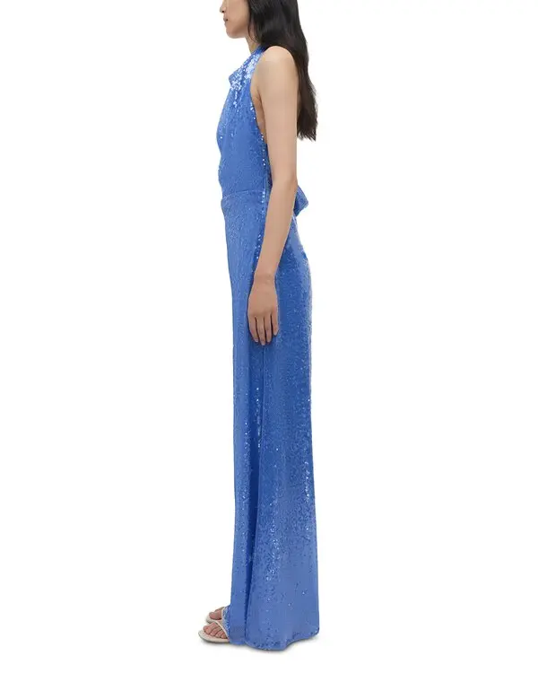 Simkhai Reannon Draped Gown - Periwinkle