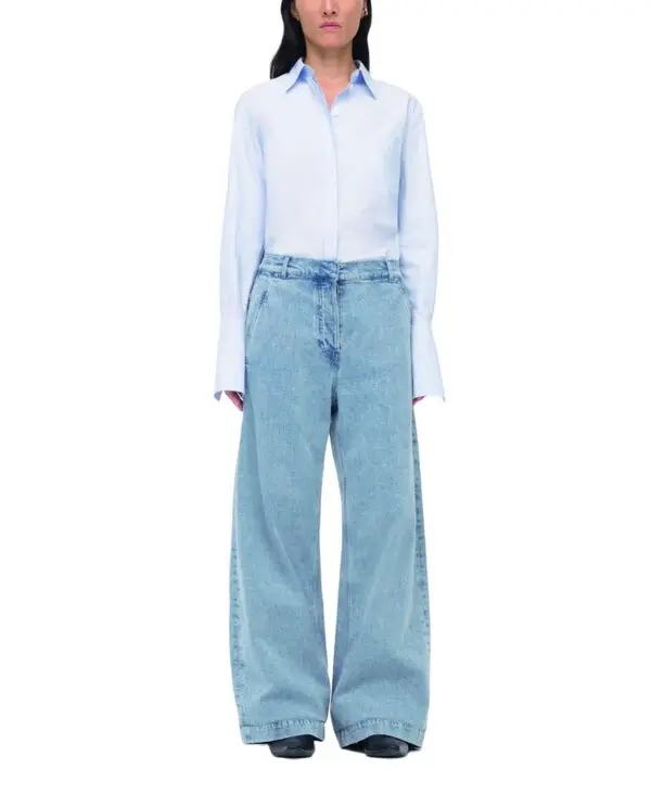 Another Tomorrow Carpenter Denim Pant - Light Blue