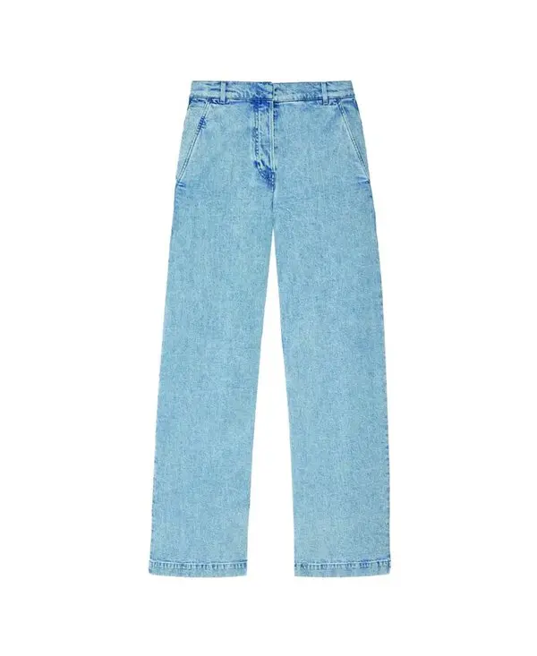 Another Tomorrow Carpenter Denim Pant - Light Blue