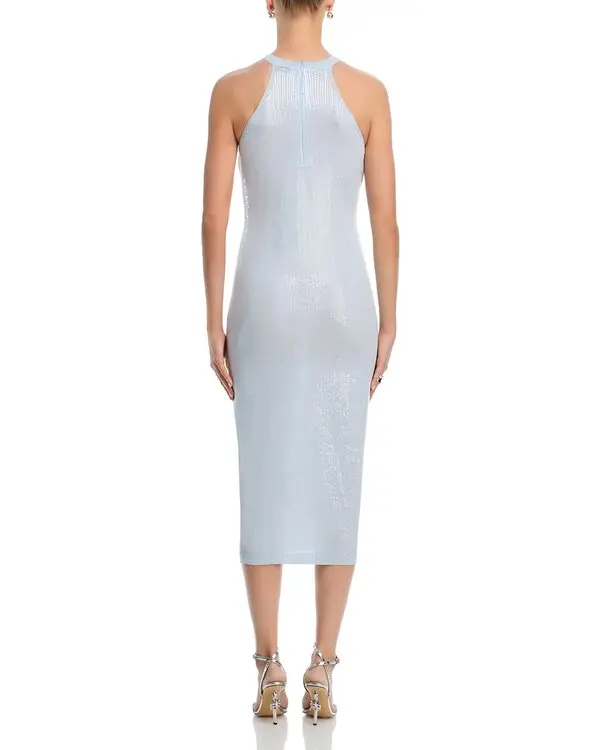 Aqua Sequined Bodycon Dress Exclusive