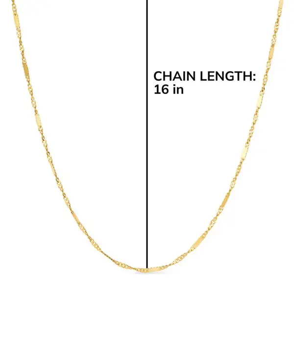 ANA LUISA Singapore Chain Necklace