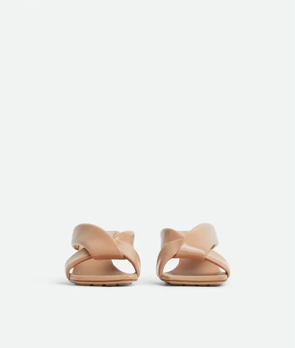 Bottega Veneta Riva Kitten-heel Mule - Cipria