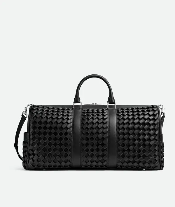 Bottega Veneta Intrecciato Cabin Duffle - Black