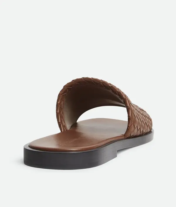 Bottega Veneta Elio Mule - Dark Leather
