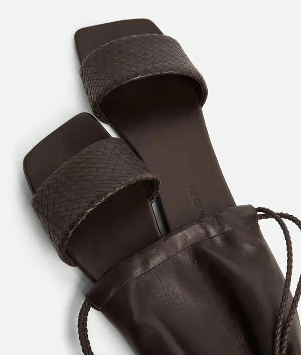 Bottega Veneta Palazzo Travel Flat Mule - Fondant