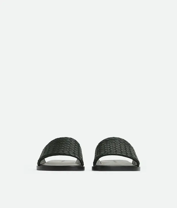 Bottega Veneta Elio Mule - Dark Green