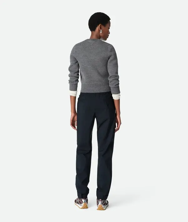 Bottega Veneta Nylon Tapered Leg Pants