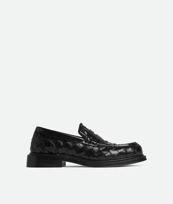 BOTTEGA  VENETA Intrecciato Leather Loafer