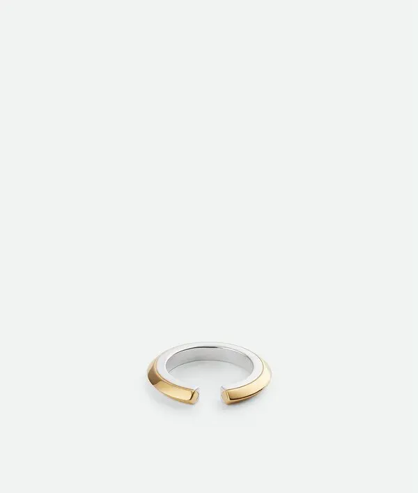 BOTTEGA  VENETA Stack Ring - Silver/yellow Gold