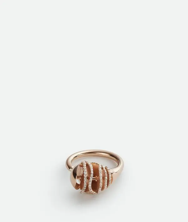 BOTTEGA  VENETA Drop Ring - White
