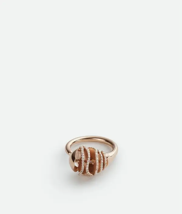Bottega Veneta Drop Ring - White