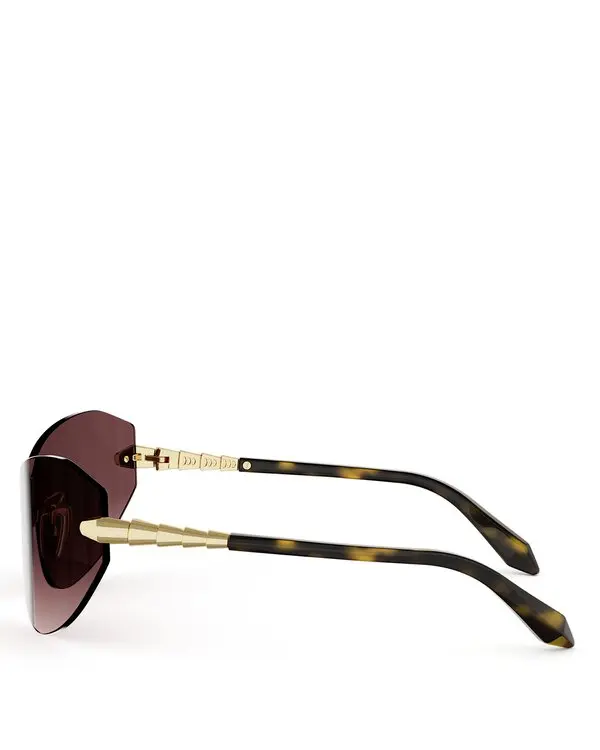 BVLGARI Serpenti Viper Cat Eye Mask Sunglasses