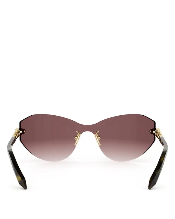 BVLGARI Serpenti Viper Cat Eye Mask Sunglasses