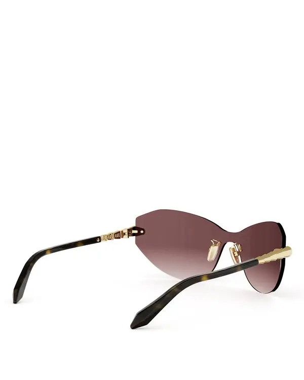 BVLGARI Serpenti Viper Cat Eye Mask Sunglasses