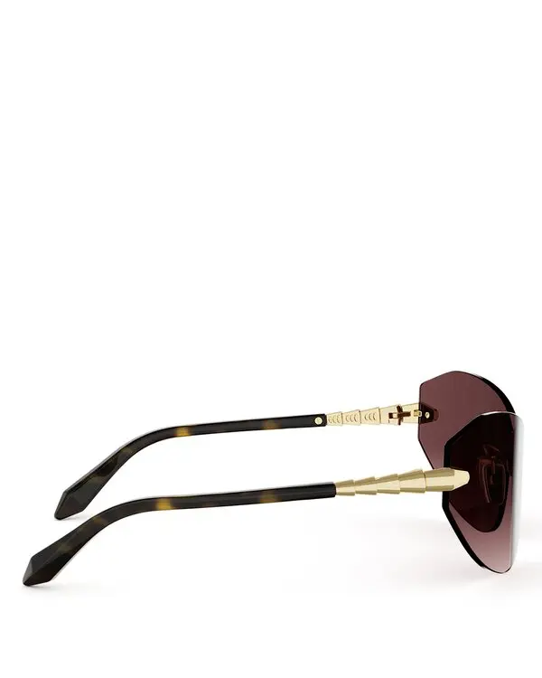 BVLGARI Serpenti Viper Cat Eye Mask Sunglasses