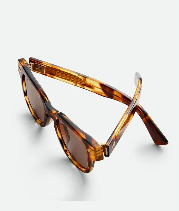 Bottega Veneta Intrecciato Panthos Sunglasses