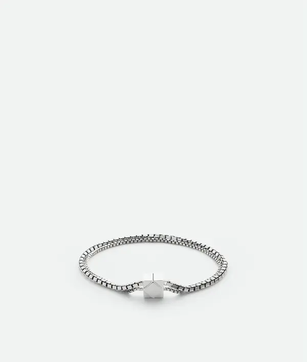 Bottega Veneta Stack Bracelet - Silver