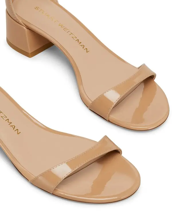 STUART WEITZMAN Nudist Block Heel Sandals