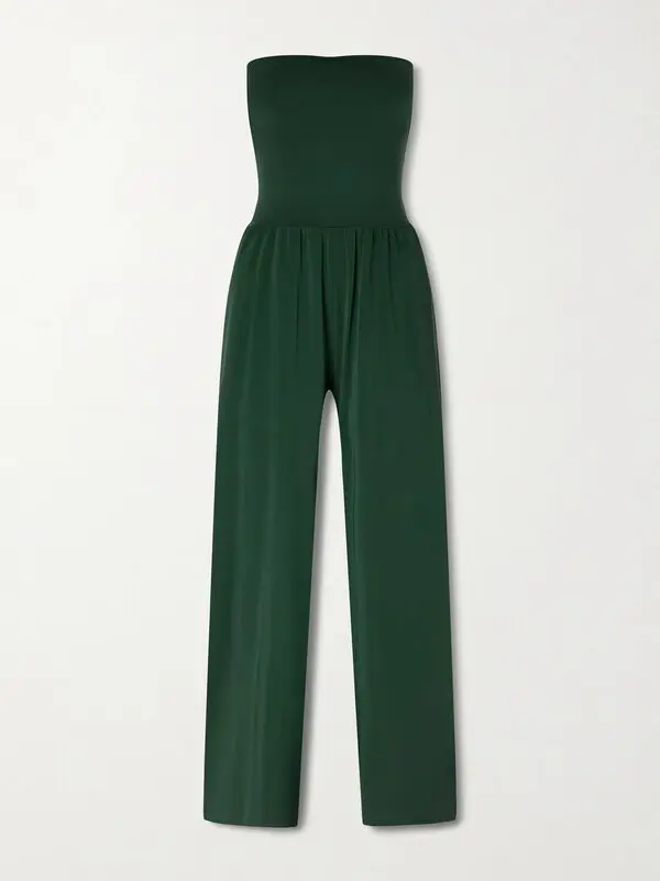 ERES Les Essentiels Dao Convertible Stretch-jersey Jumpsuit - Green