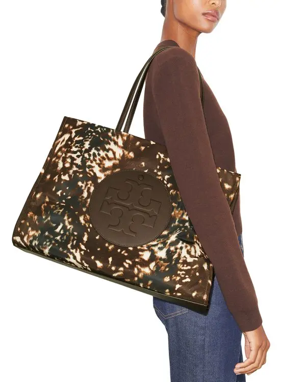 Tory Burch Ella Fawn Print Tote Bag - Fall Fawn