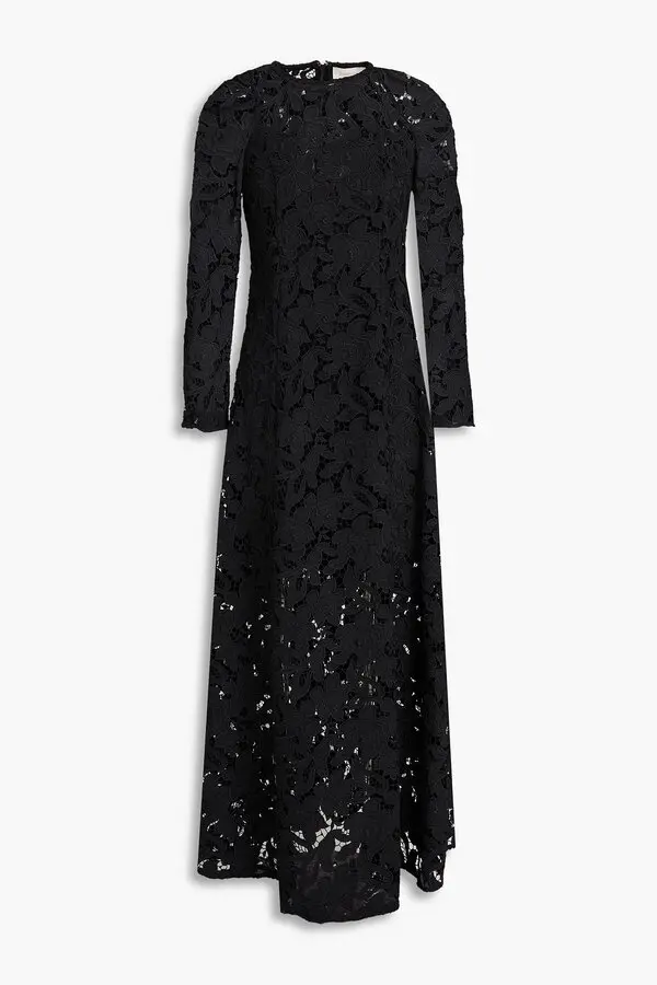 Zimmermann Guipure Lace Maxi Dress - Black