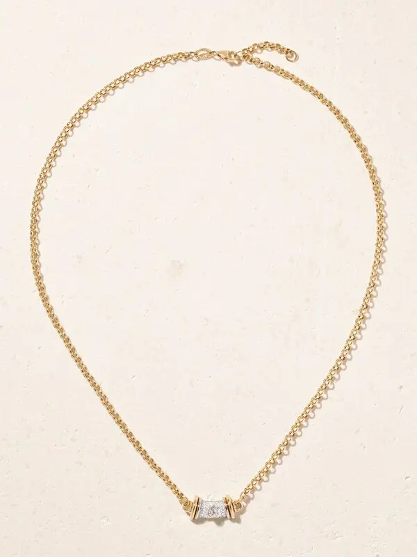 L’ATELIER NAWBAR Warrior Princess Small Diamond Necklace