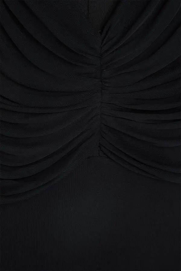 Zimmermann Ruched Stretch-knit Bodysuit