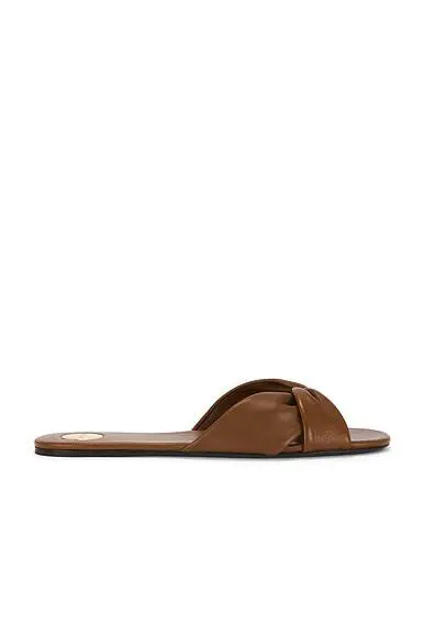 Saint Laurent Franciane Slide - Macadamia