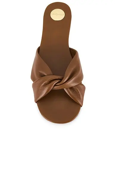 Saint Laurent Franciane Slide - Macadamia